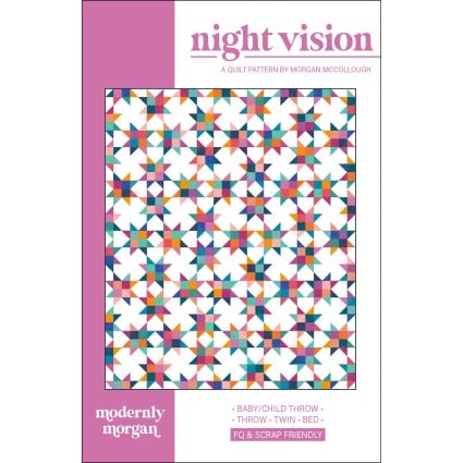 Night Vision Quilt Pattern MOM019 by Morgan McCollough for Modernly Mo ...